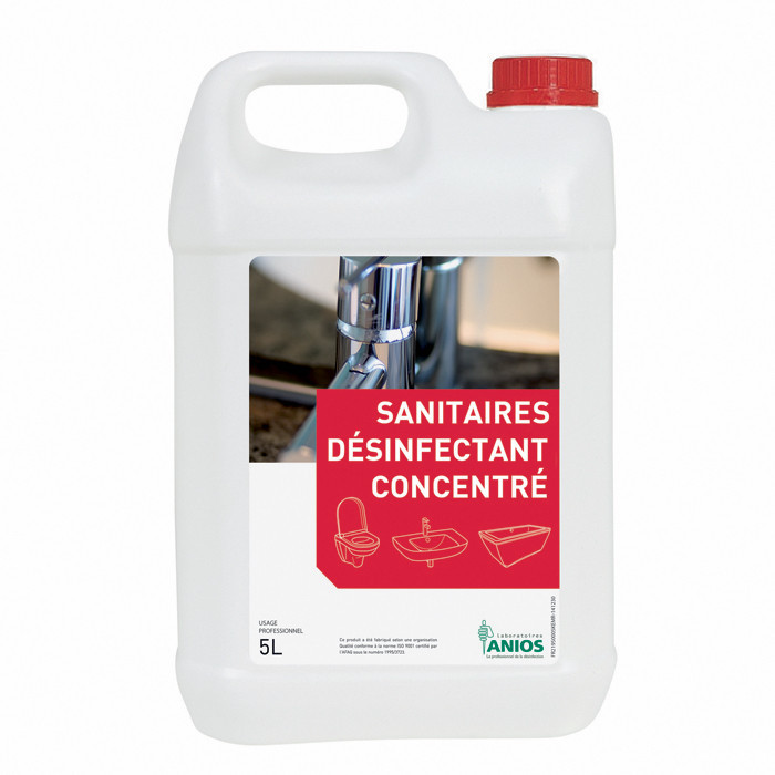 SANITAIRE DESINF ANIOS 5L - Boutique Adelya Terre d Hygiène