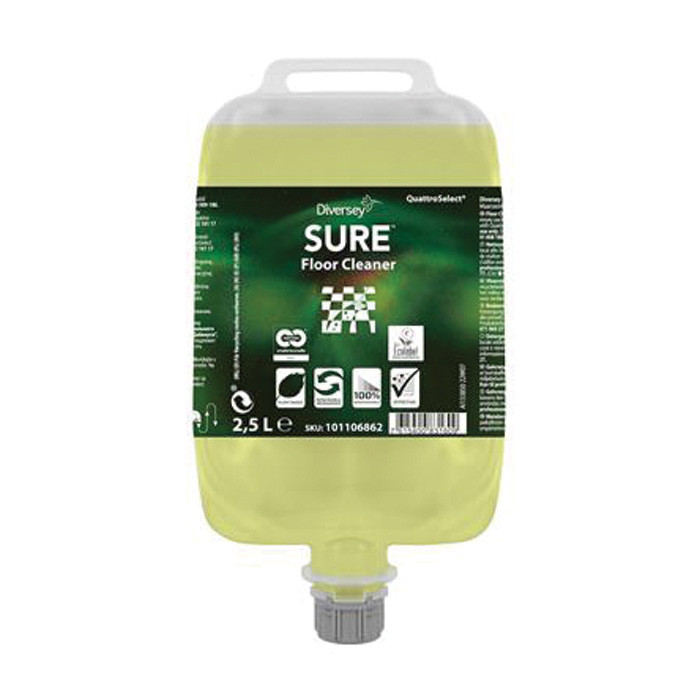 SURE FLOOR CLEANER QS 2.5L - Boutique Adelya Terre d Hygiène
